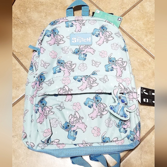 Bioworld | Bags | Bioworld Disney Lilo Stitch Floral Stitch And Angel ...